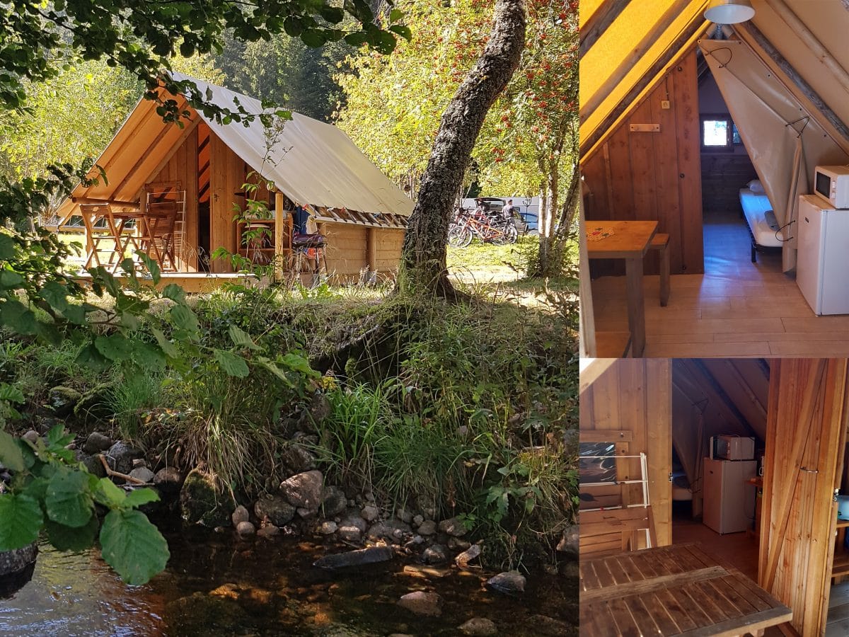 Mini-canadienne 2 pers. - Camping La Vologne Vosges France : Vos ...